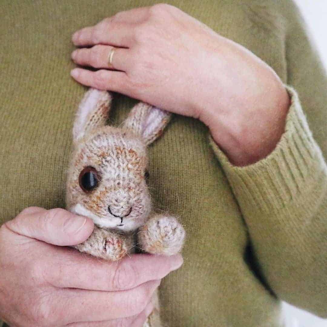 Knit a bunny: free rabbit knitting pattern to love - From Britain with Love