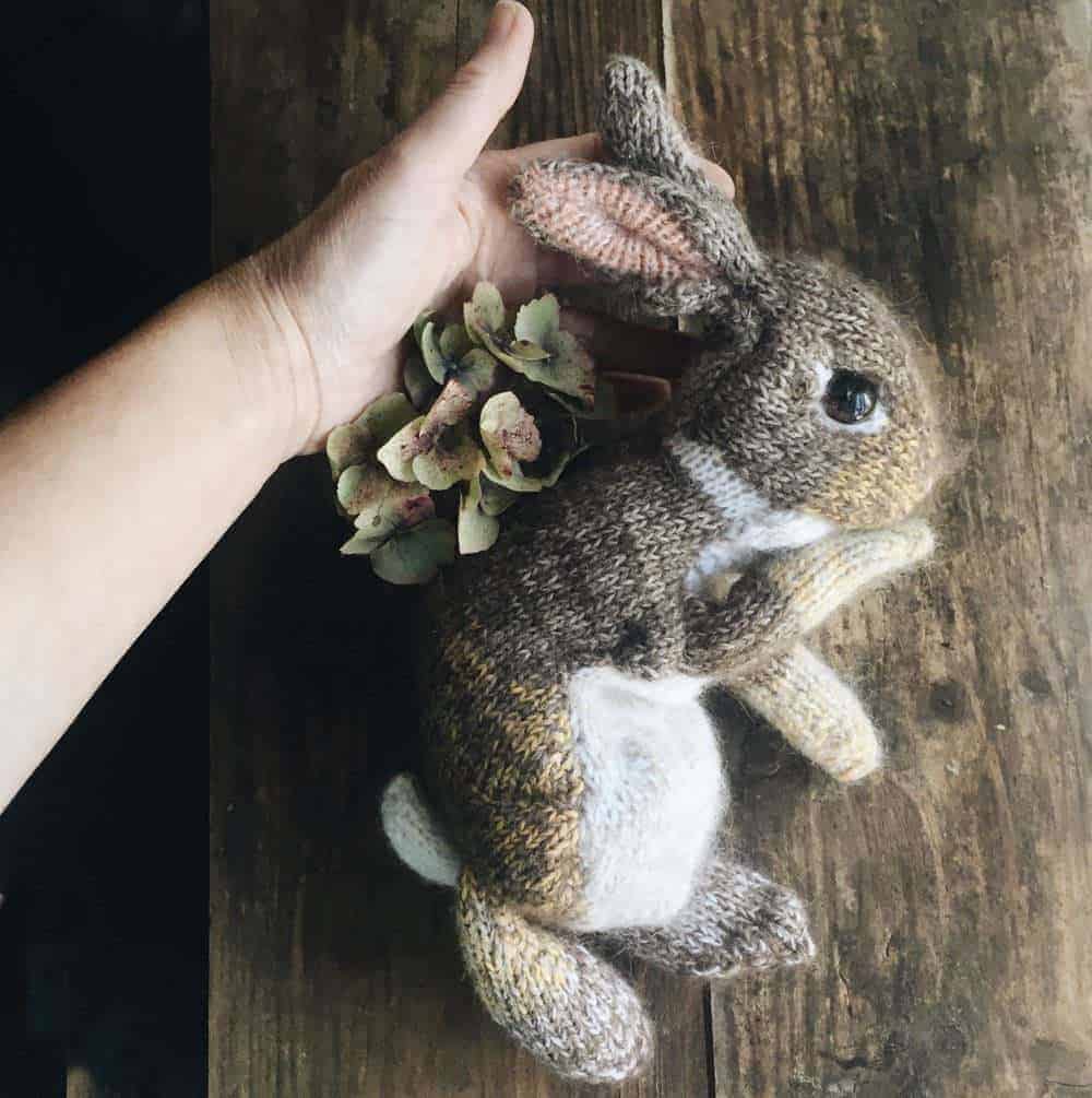 Knit a bunny: free rabbit knitting pattern to love - From Britain with Love